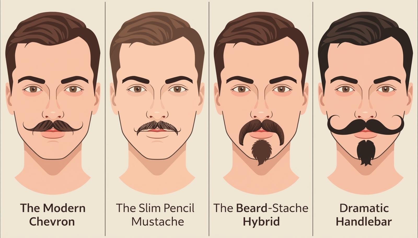 Mustache Comeback 2026: Grooming Trend Revival| GetNewTrends